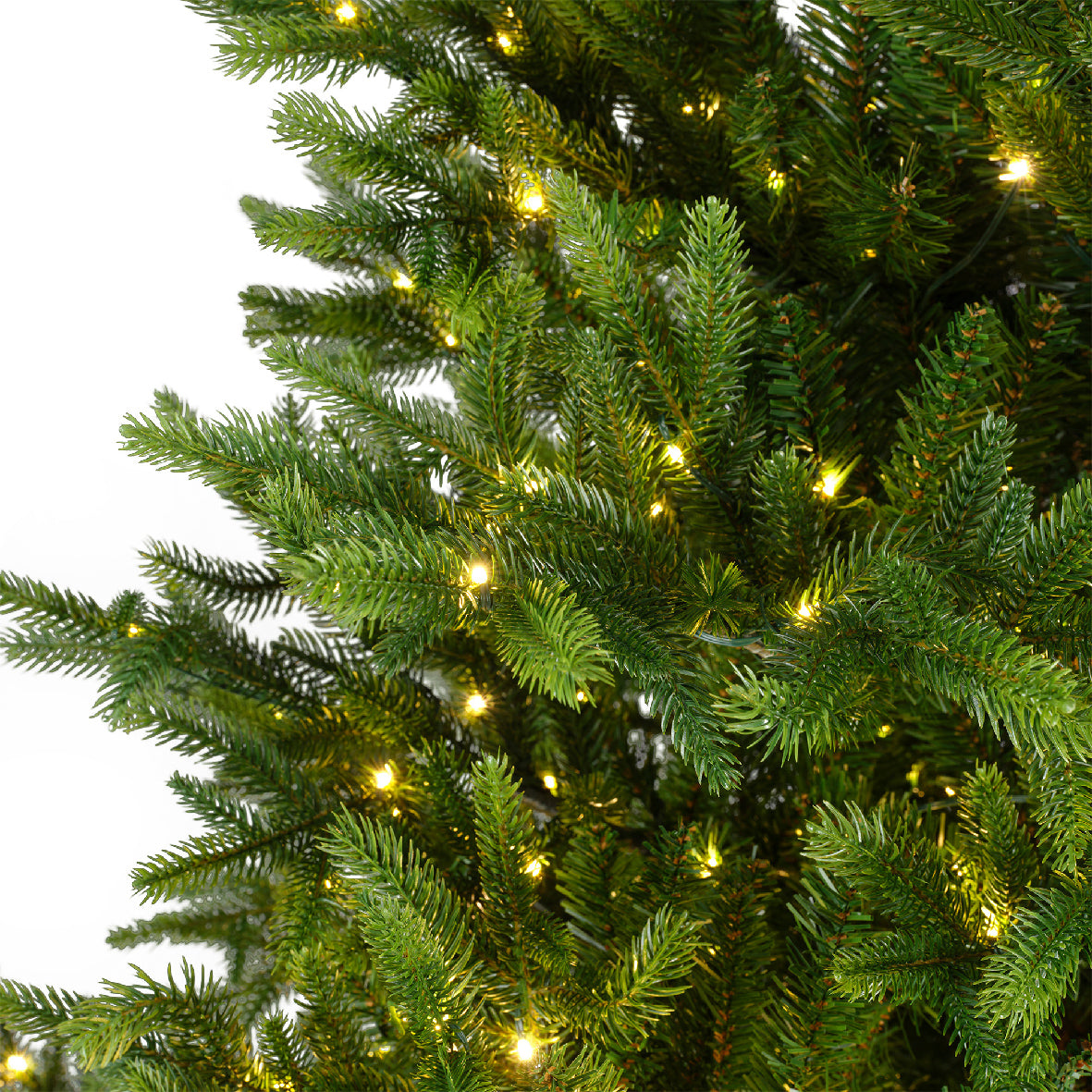 Everlands 7ft Nordmann Fir Pre-Lit with 900 Warm White Micro LEDs Arti – Southwood Christmas Shop