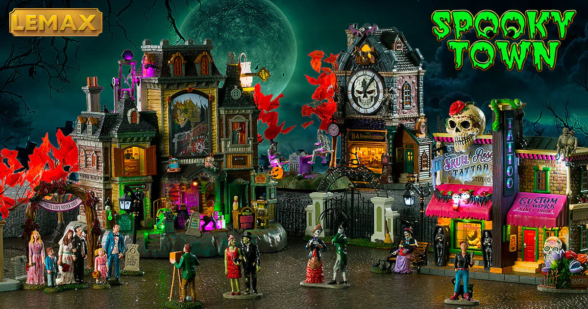 Lemax Spooky Town Halloween Villages UK – Southwood Christmas Shop