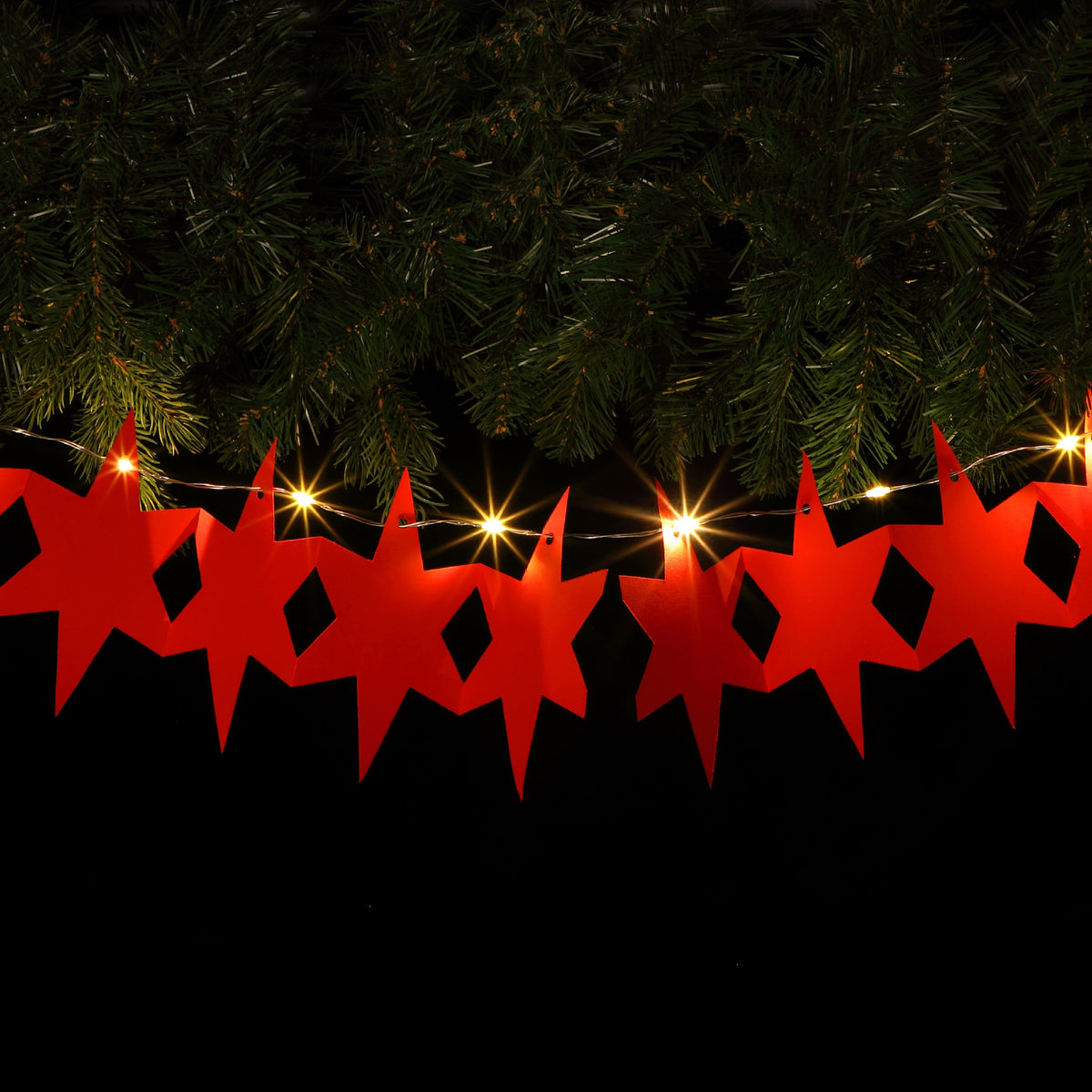 NOMA DIY Paper String Light - Make Your Own Light Up Garland ...
