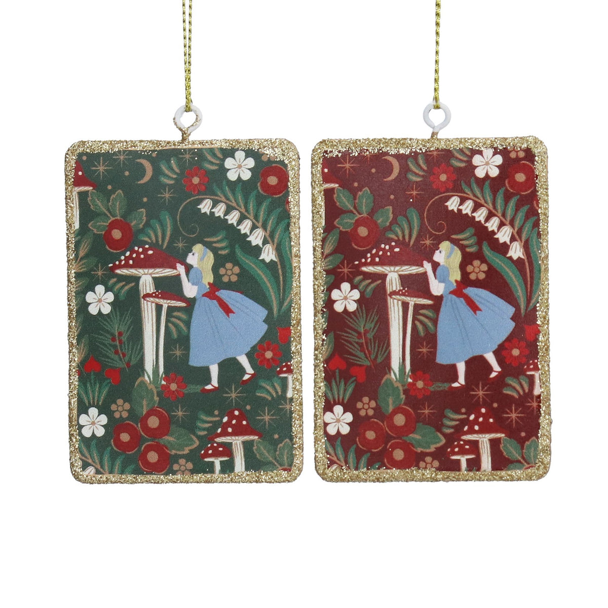 Gisela Graham Alice Playing Card Tin Decoration – Southwood Christmas Shop