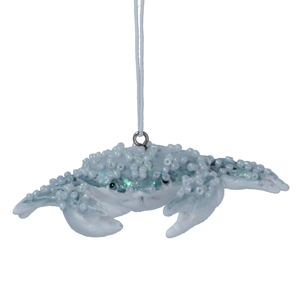 Gisela Graham Resin Pale Blue Crab Christmas Bauble – Southwood ...
