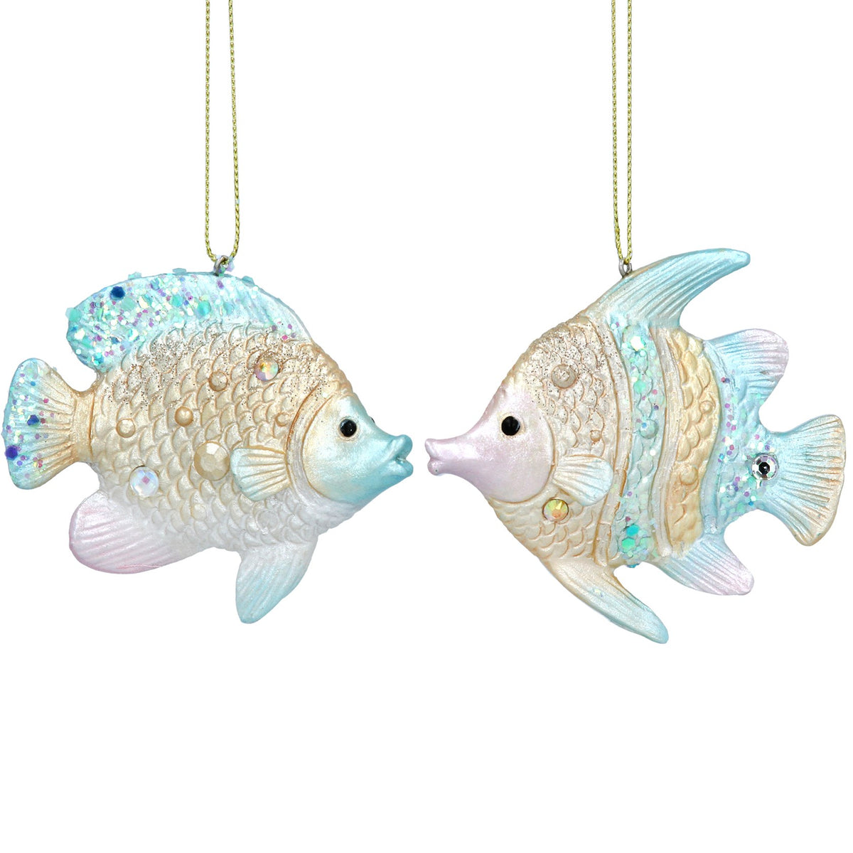 Gisela Graham Resin Fish Christmas Bauble – Southwood Christmas Shop