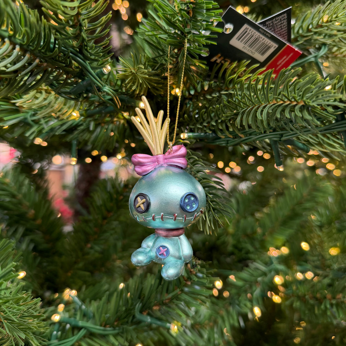 Disney Scrump Lilo & Stitch Metallic 3D Character Christmas Bauble ...