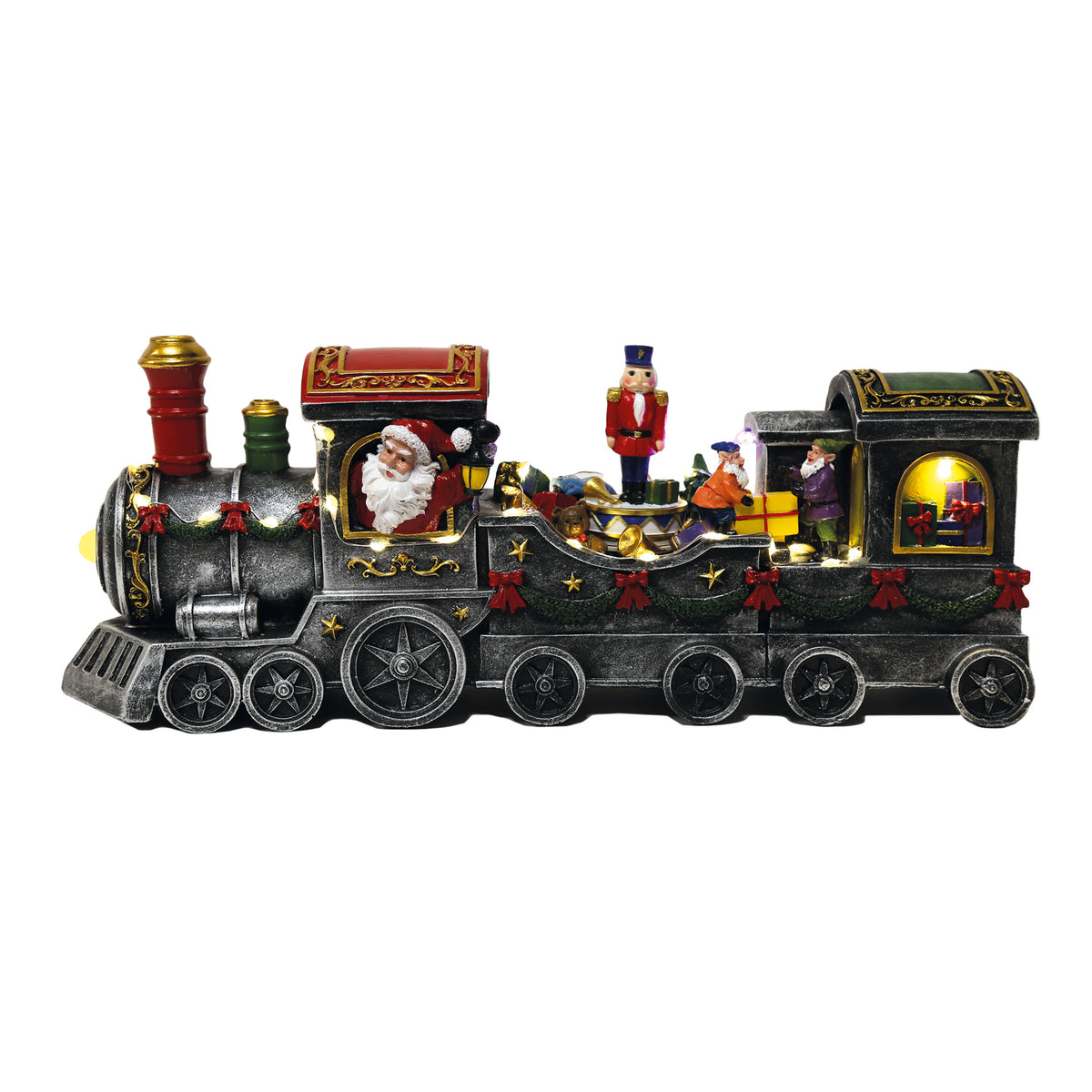 Christmas Santa Train with LED Lights - 40.5cm – Southwood Christmas Shop