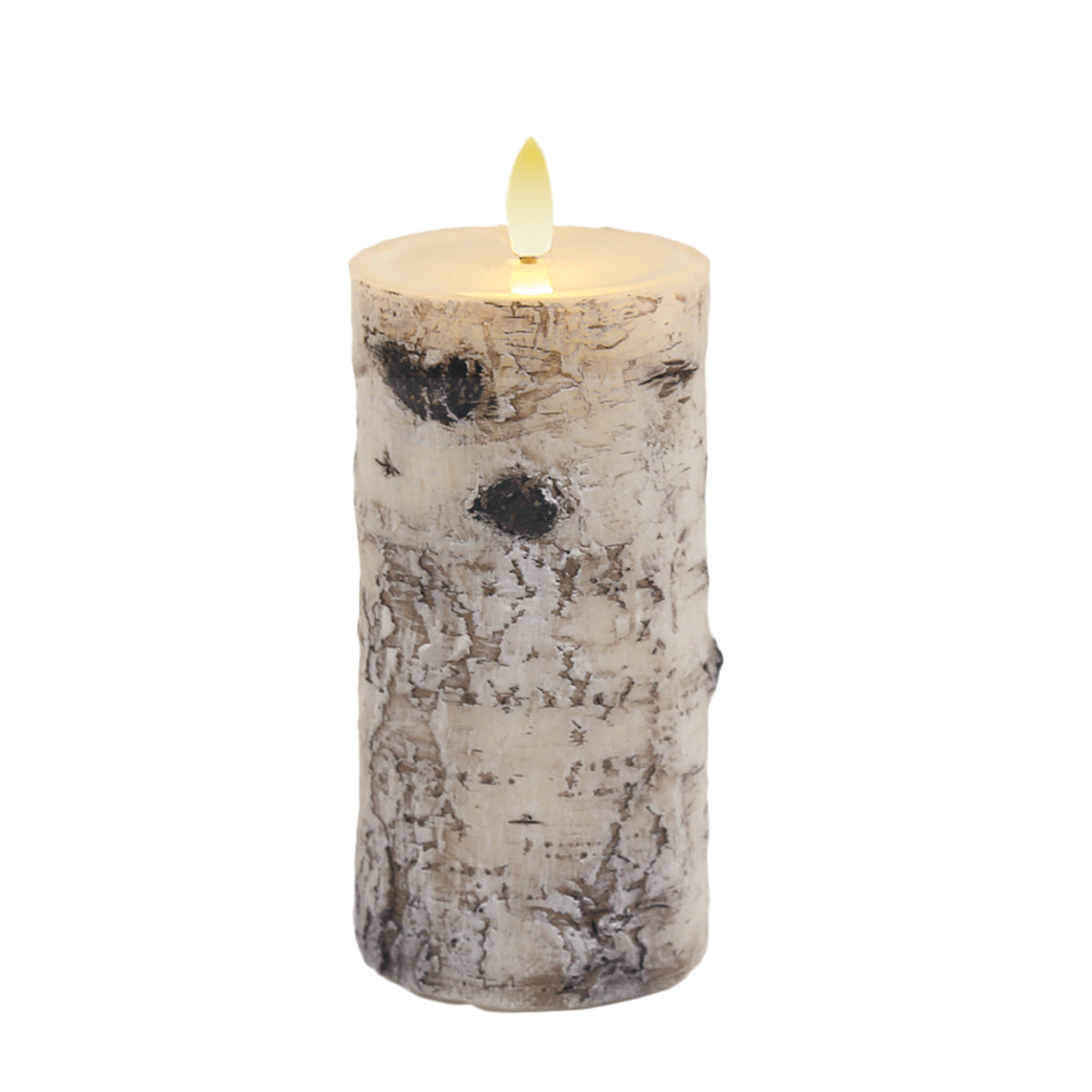 LED Birch Candle 7.6x15cm – Southwood Christmas Shop