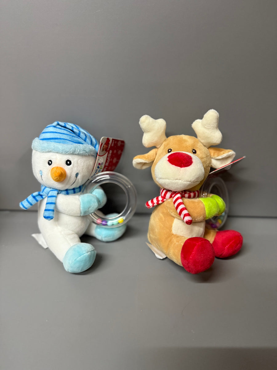 First Steps Plush Christmas Rattle – Southwood Christmas Shop