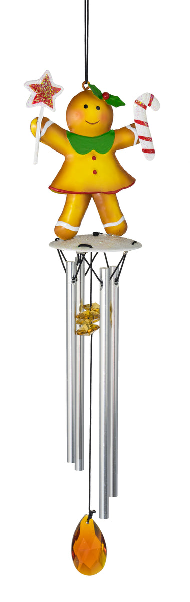 Gilly Gingerbread Girl Christmas Hanging Windchime – Southwood ...