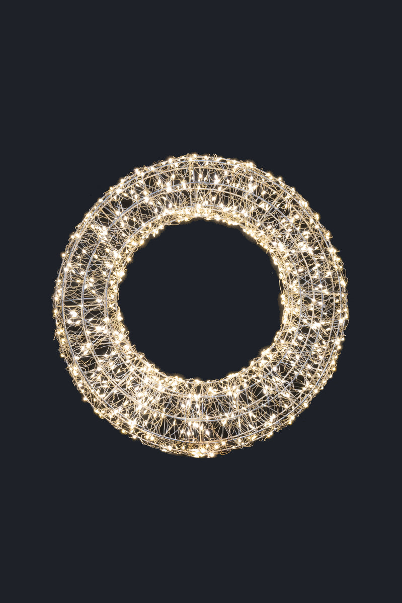 X-Large Gold Metal Wire Ring 50cm with 600 LED Lights – Southwood ...