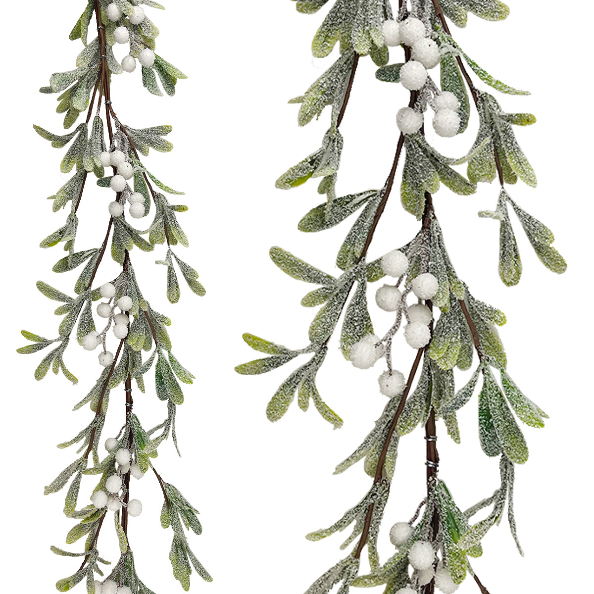 Frosted Mistletoe Garland - 180cm – Southwood Christmas Shop