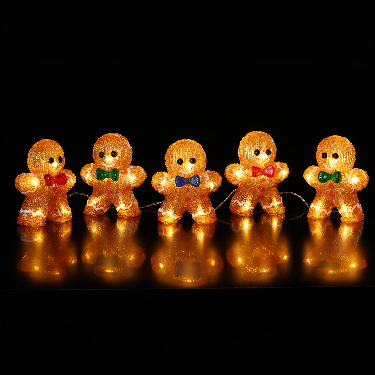 NOMA Set of 5 Acrylic Gingerbread Men – Southwood Christmas Shop