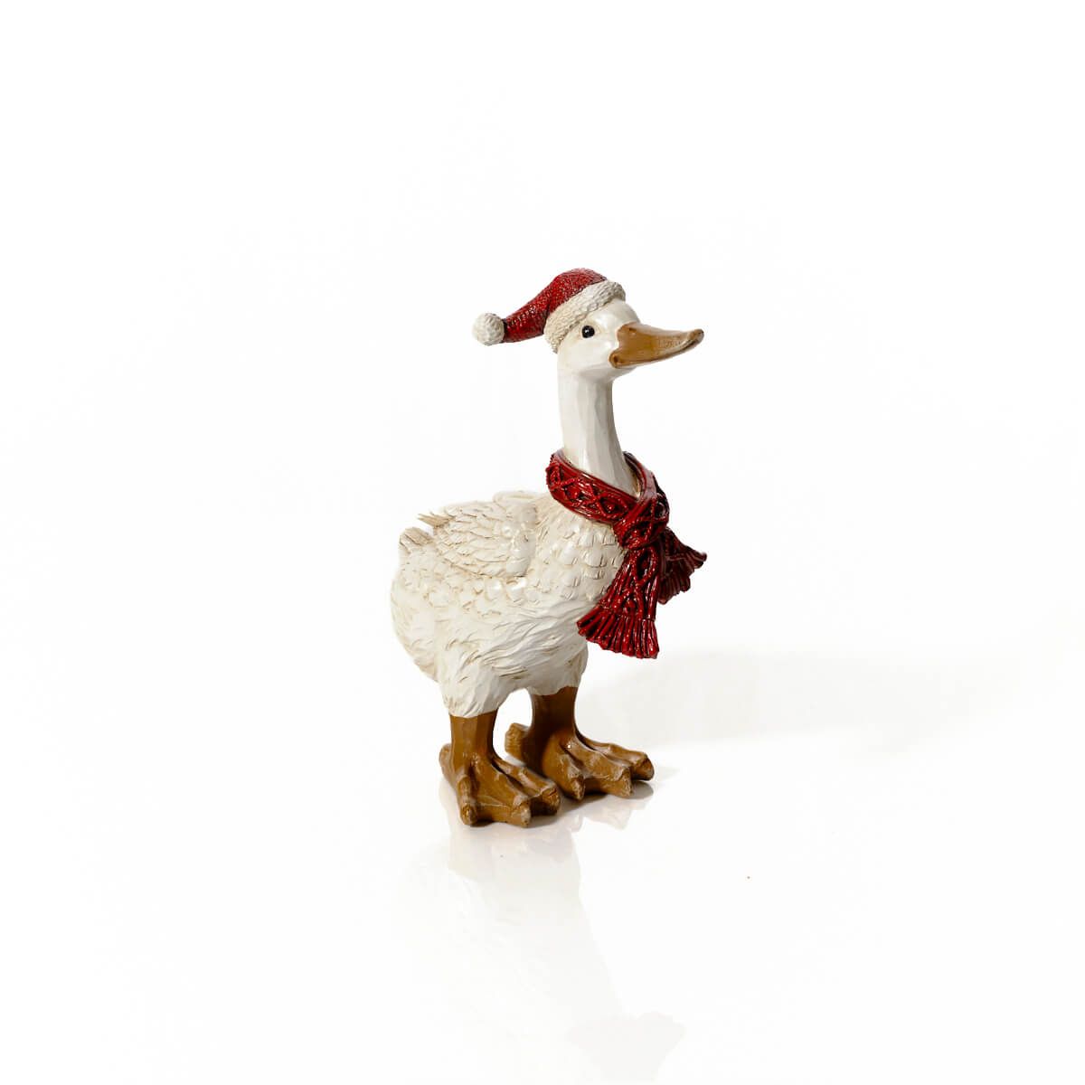 Christmas Resin Duck With Red Scarf And Hat Ornament – Southwood ...