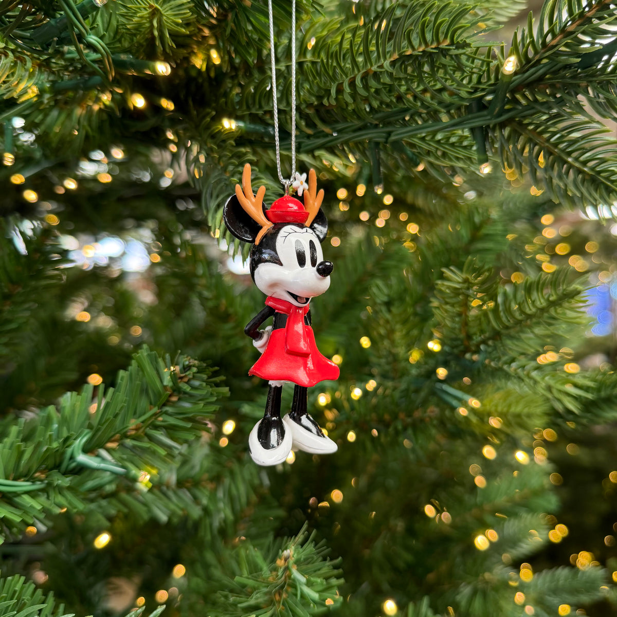 Disney Minnie Mouse with Antlers Christmas Bauble – Southwood Christmas ...