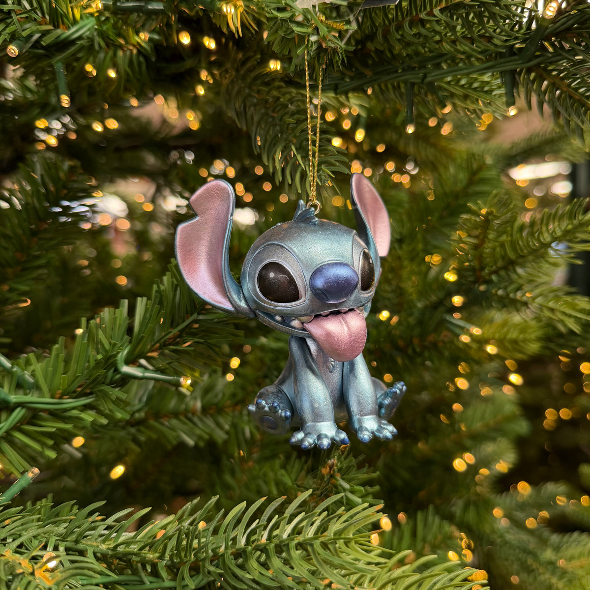 Disney Stitch Metallic 3D Character Christmas Bauble – Southwood ...