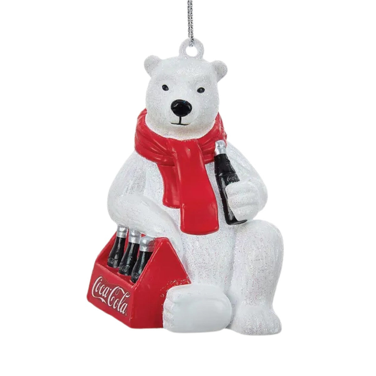 Coca-Cola Polar Bear with Six Pack of Coke Christmas Bauble – Southwood ...