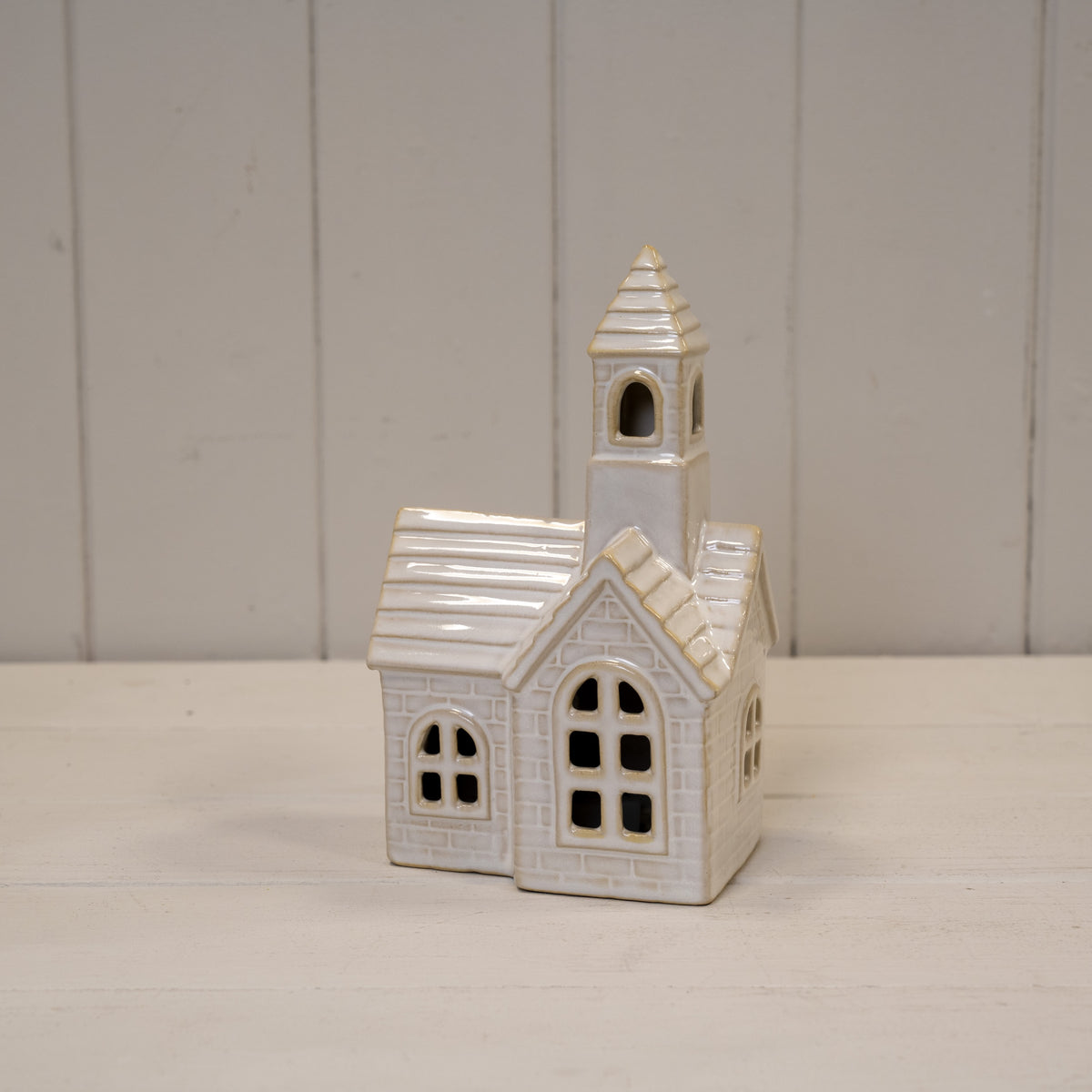 Ceramic LED Church Ornament – Southwood Christmas Shop