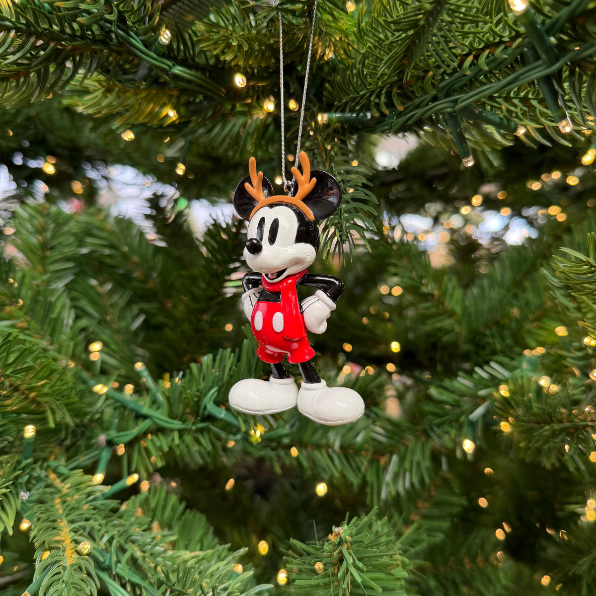 Disney Mickey Mouse with Antlers Christmas Bauble – Southwood Christmas ...