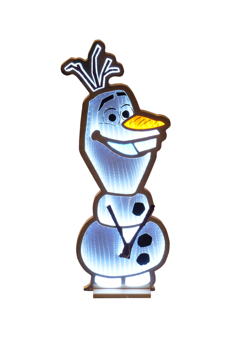Disney Frozen Olaf Infinity Mirror Light 90cm – Southwood Christmas Shop