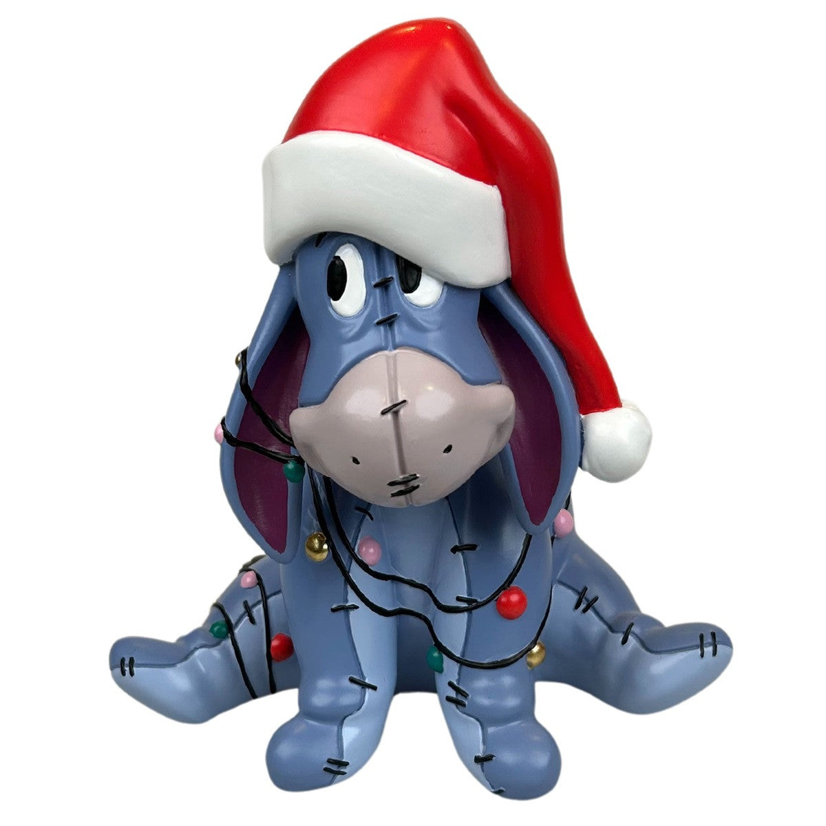 Disney Christmas Eeyore with Santa Hat Statue – Southwood Christmas Shop