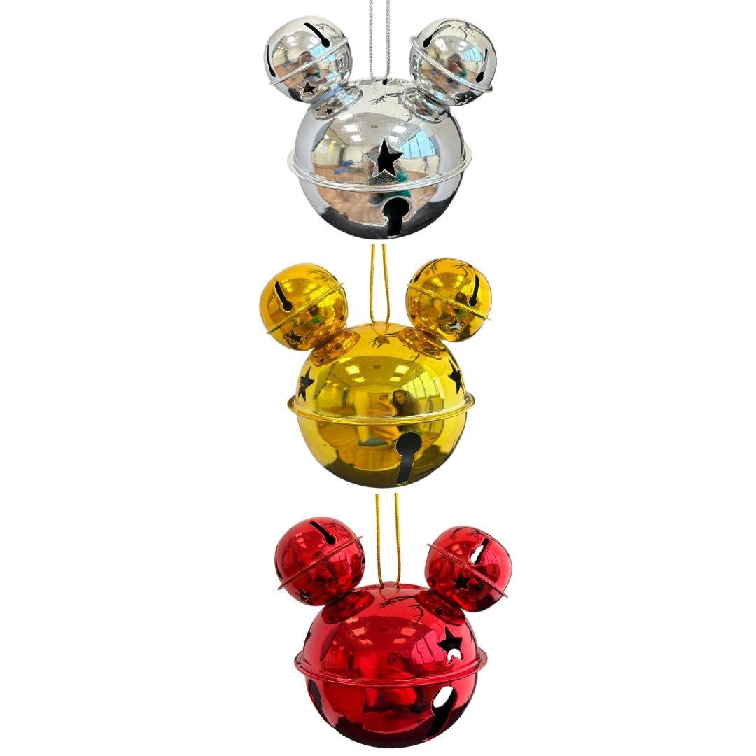 Disney Mickey Mouse Ears Bell Christmas Bauble – Southwood Christmas Shop