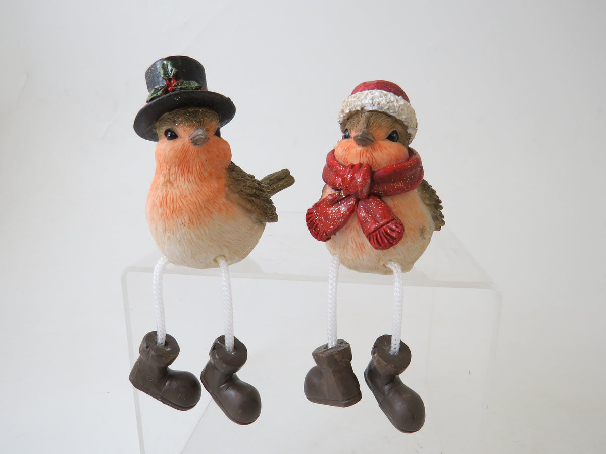 Christmas Robin Shelf Sitter Ornament - 11cm – Southwood Christmas Shop