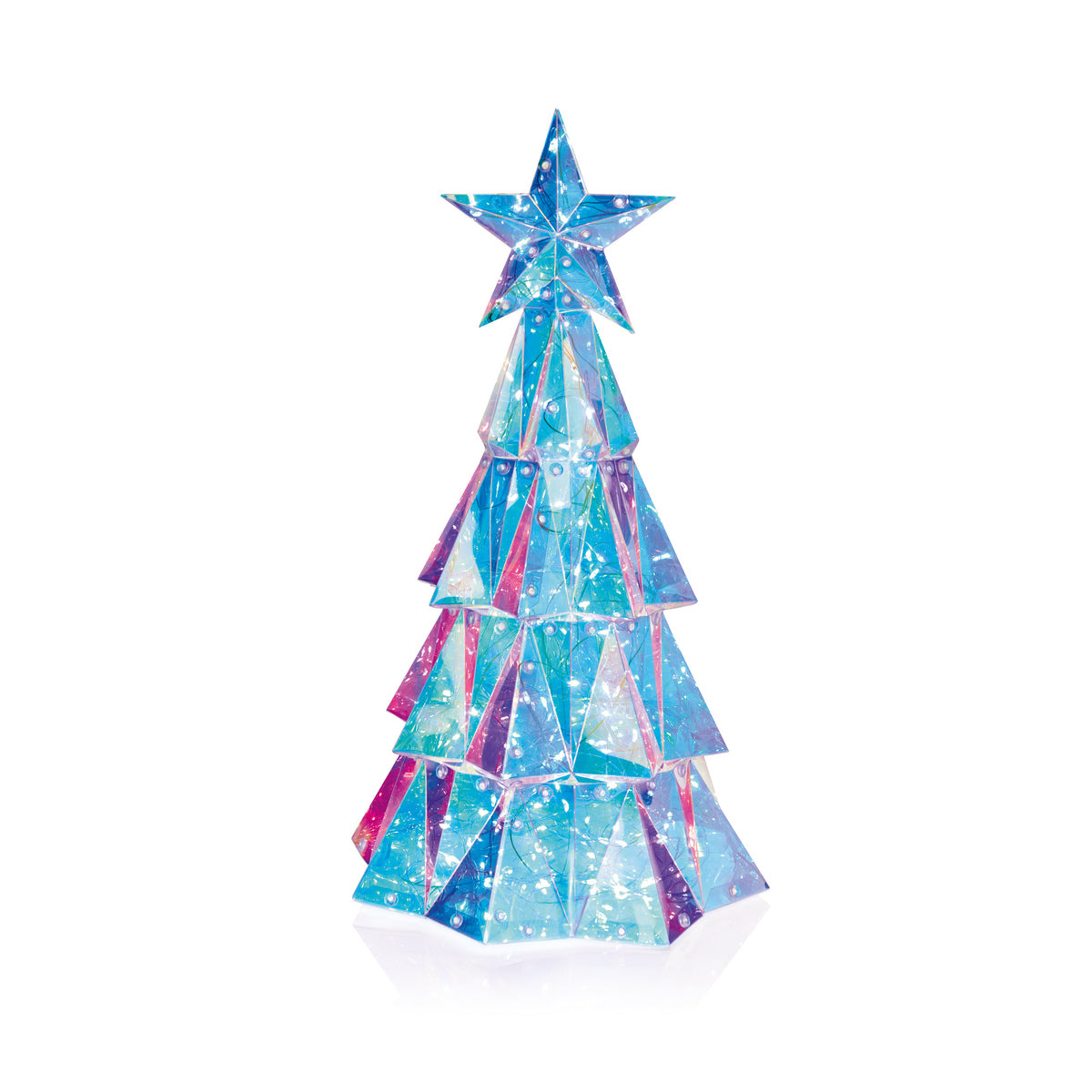 Premier 40cm Dream Iridescent Christmas Tree with 100 LEDs – Southwood ...