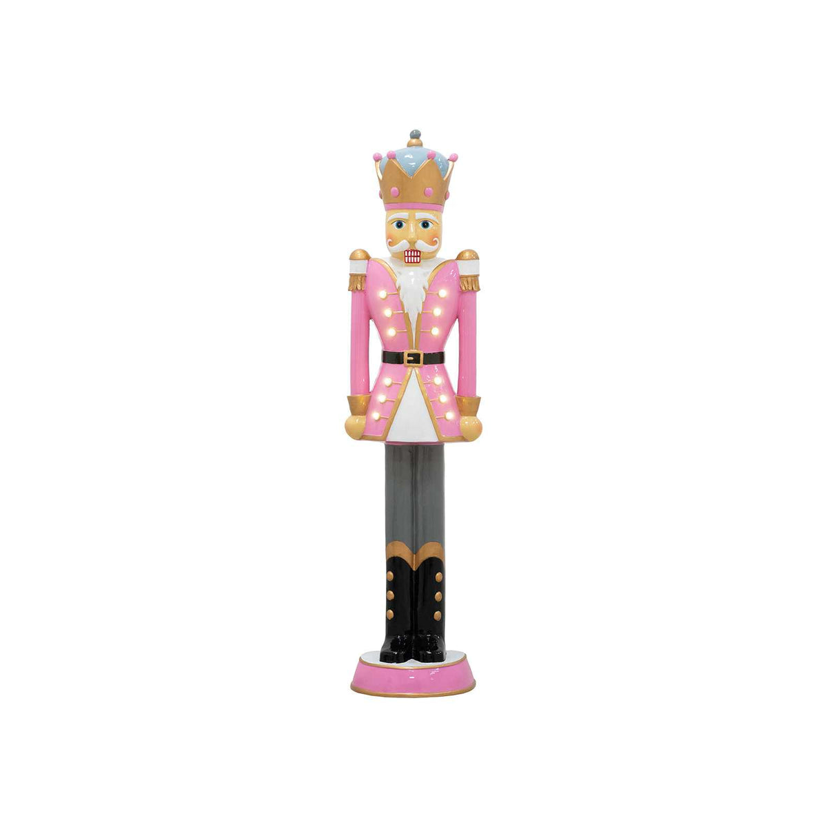 Norbert The 3ft Pink Light Up LED Nutcracker - Indoor or Outdoor Chris ...