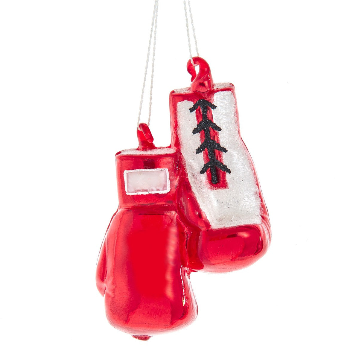 Noble Gems Glass Red Boxing Gloves Christmas Bauble – Southwood ...