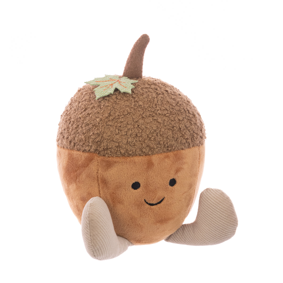 Cuddly Autumn Acorn Figure with Smily Face – Southwood Christmas Shop