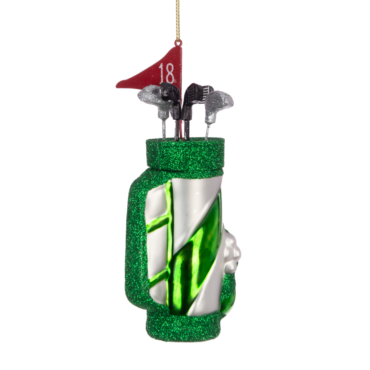 Glass Golf Club Bag Christmas Tree Decoration – Southwood Christmas Shop