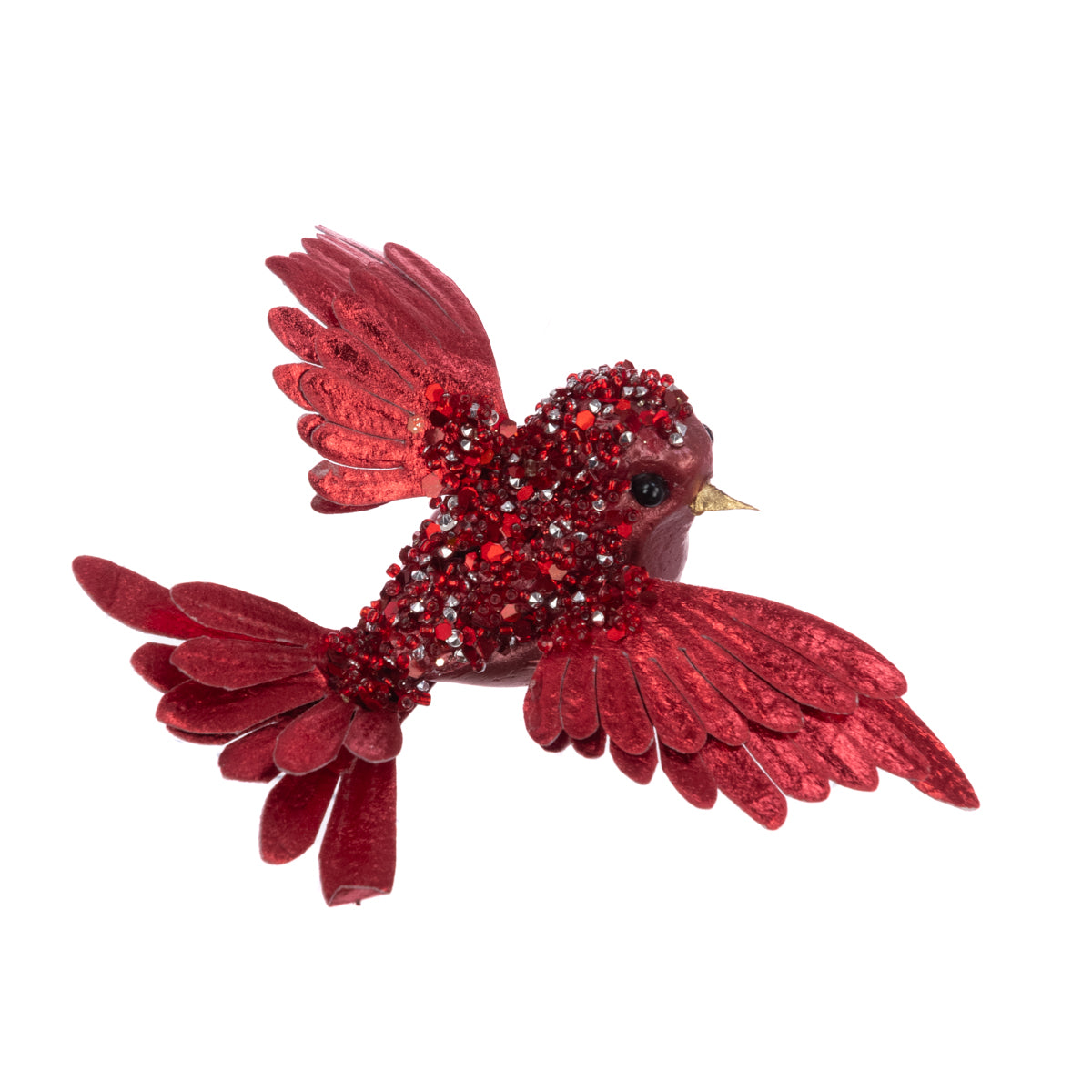 Red Beaded Bird Clip Christmas Decoration – Southwood Christmas Shop