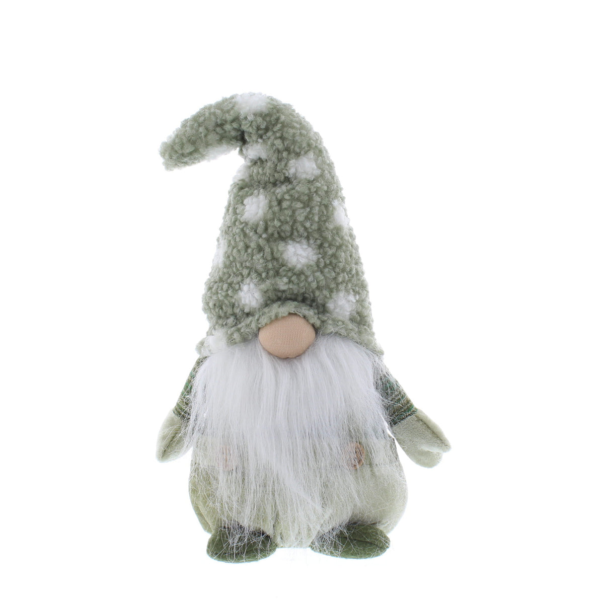 Gonk with Green Hat with White Spots - 31cm – Southwood Christmas Shop