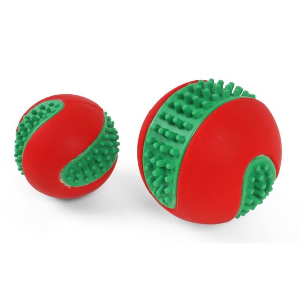 Christmas Dental Gumball Ball Red & Green Dog Toy – Southwood Christmas ...