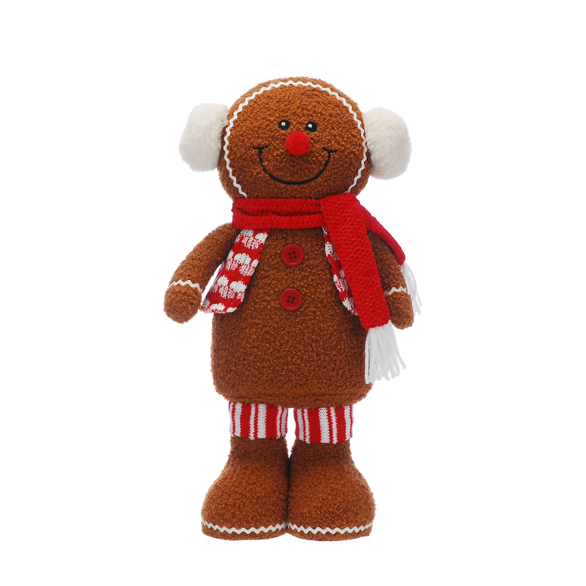 Standing Fabric Brown Gingerbread Man - 40cm – Southwood Christmas Shop