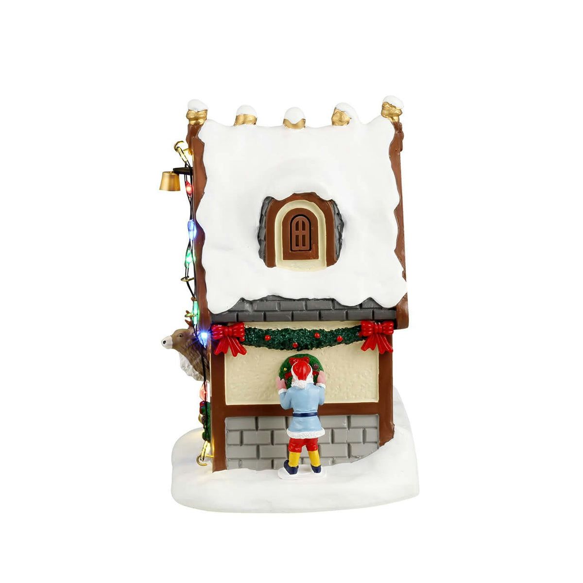 Lemax - Donner's Den Reindeer House with Elf – Southwood Christmas Shop