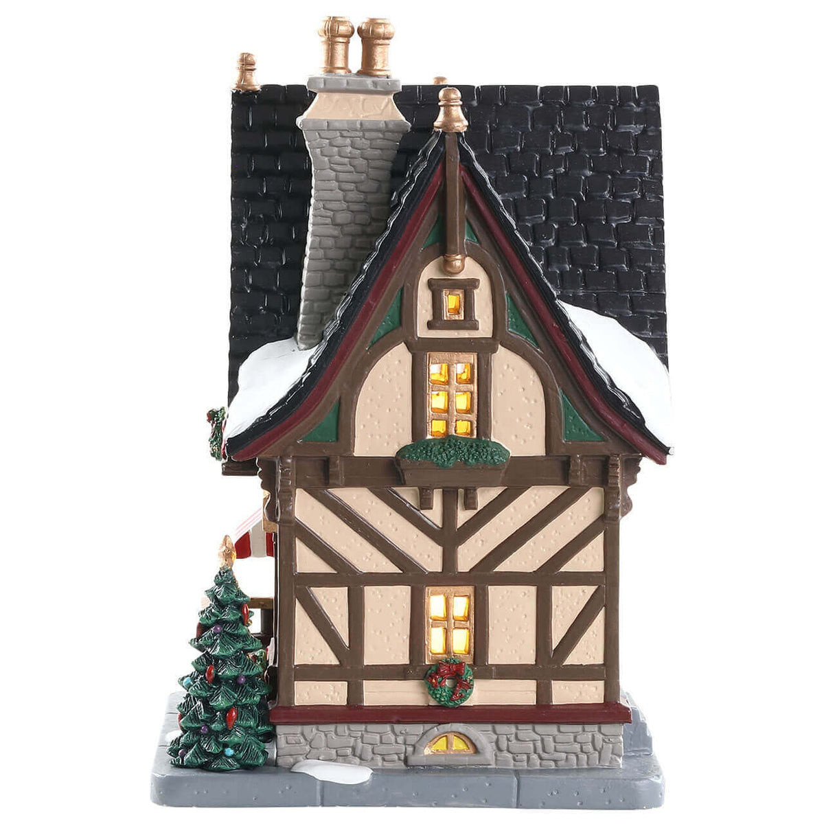 Lemax The Christmas Cubby - Christmas Village with LED Lights ...