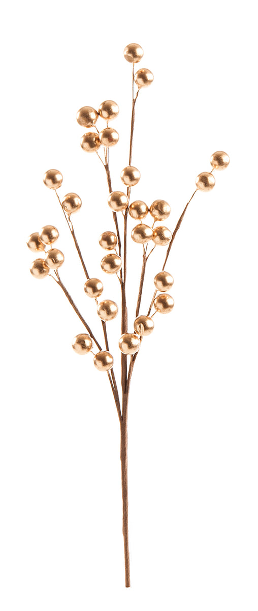 Gold Berry Spray - 40cm – Southwood Christmas Shop