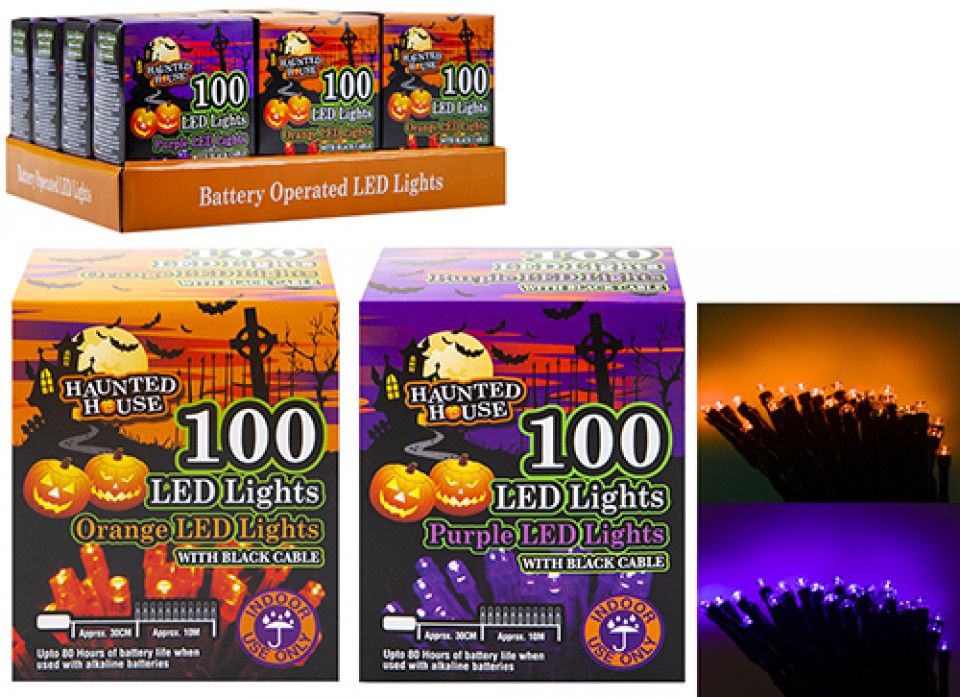 Set of 100 Halloween Spooky LED String Lights – Southwood Christmas Shop