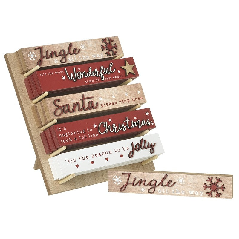 Single Wooden Christmas Sign – Southwood Christmas Shop