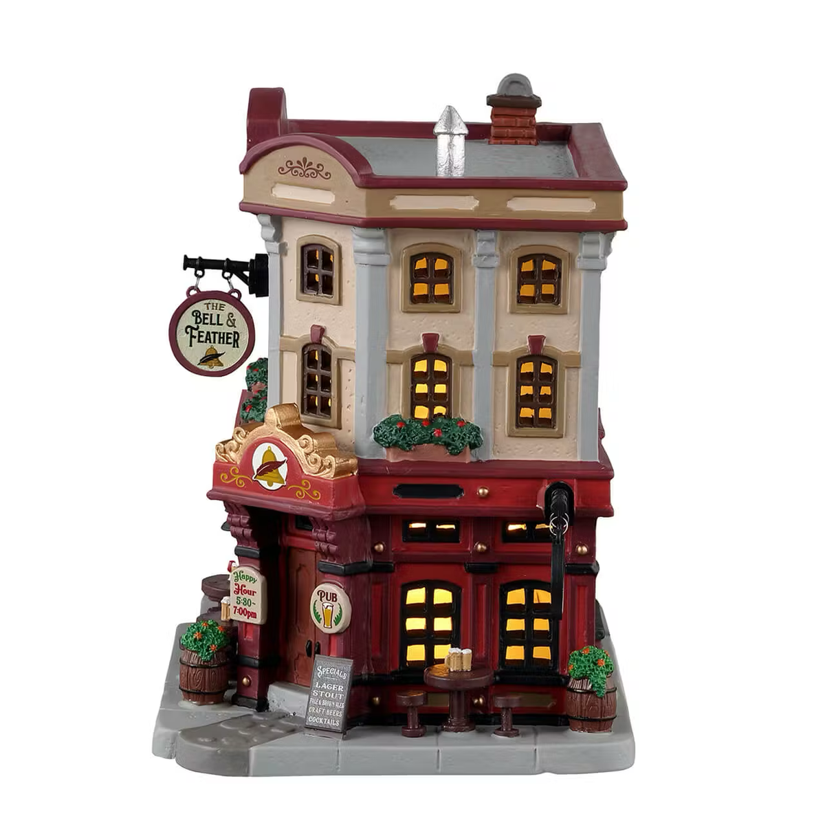 Lemax - The Bell & Feather Light Up Christmas Village – Southwood ...