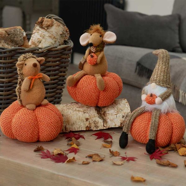 Gonk-Kin - Autumn Gonk with Pumpkin - 23cm – Southwood Christmas Shop