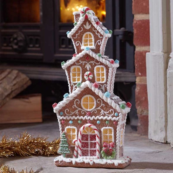 Three Kings Gingerbread Large Candy TownHouse – Southwood Christmas Shop