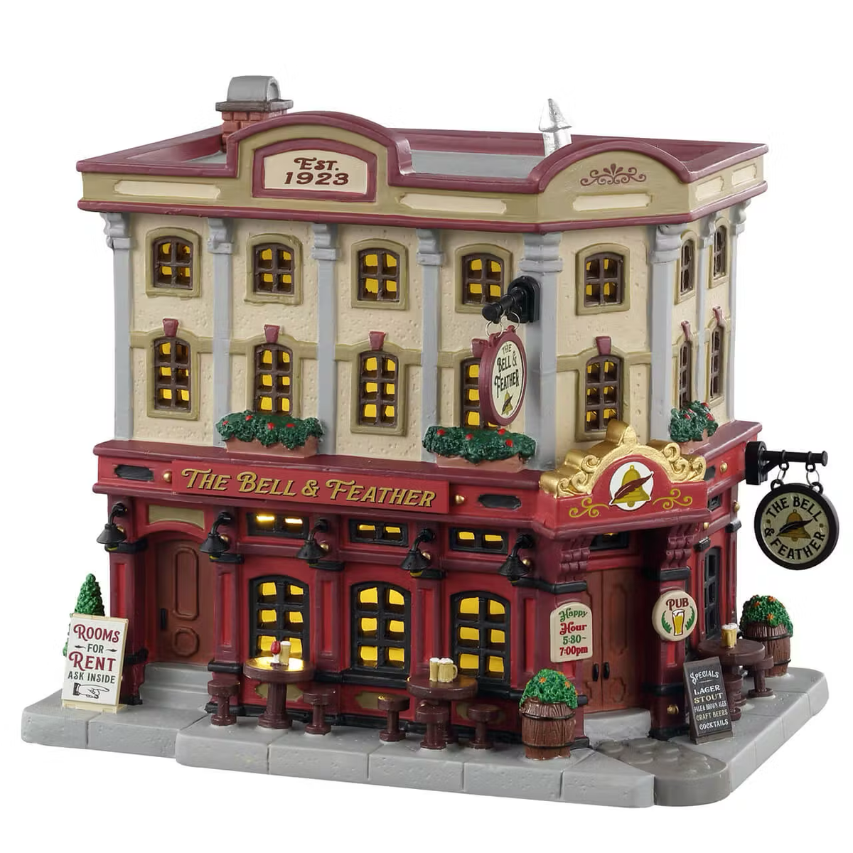 Lemax - The Bell & Feather Light Up Christmas Village – Southwood ...