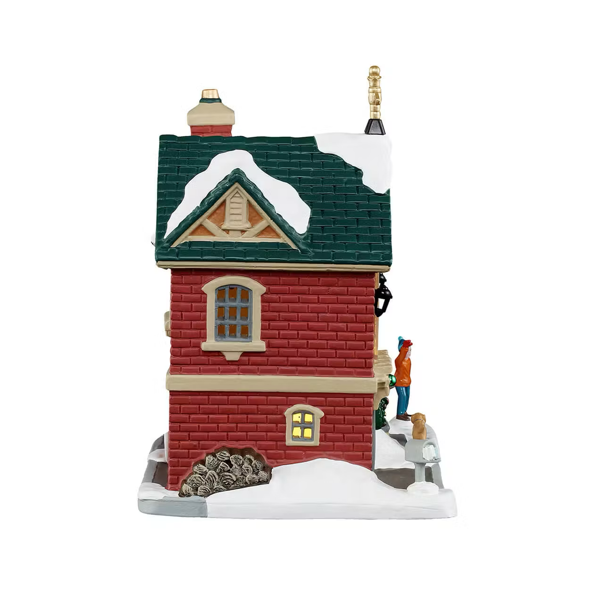 Lemax - The Little Brick House Light Up Christmas Village Building ...
