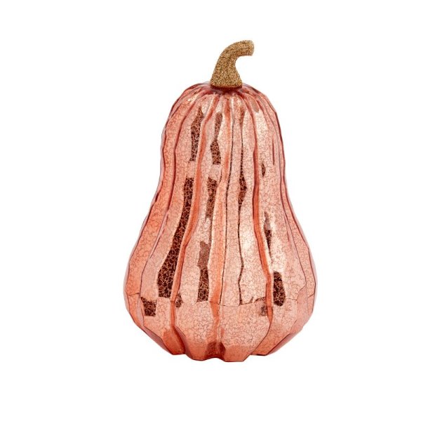 Autumn Glass InLit Golden Squash Pumpkin – Southwood Christmas Shop