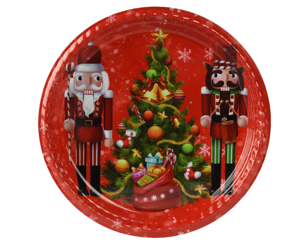 Plastic Nutcracker Plate – Southwood Christmas Shop