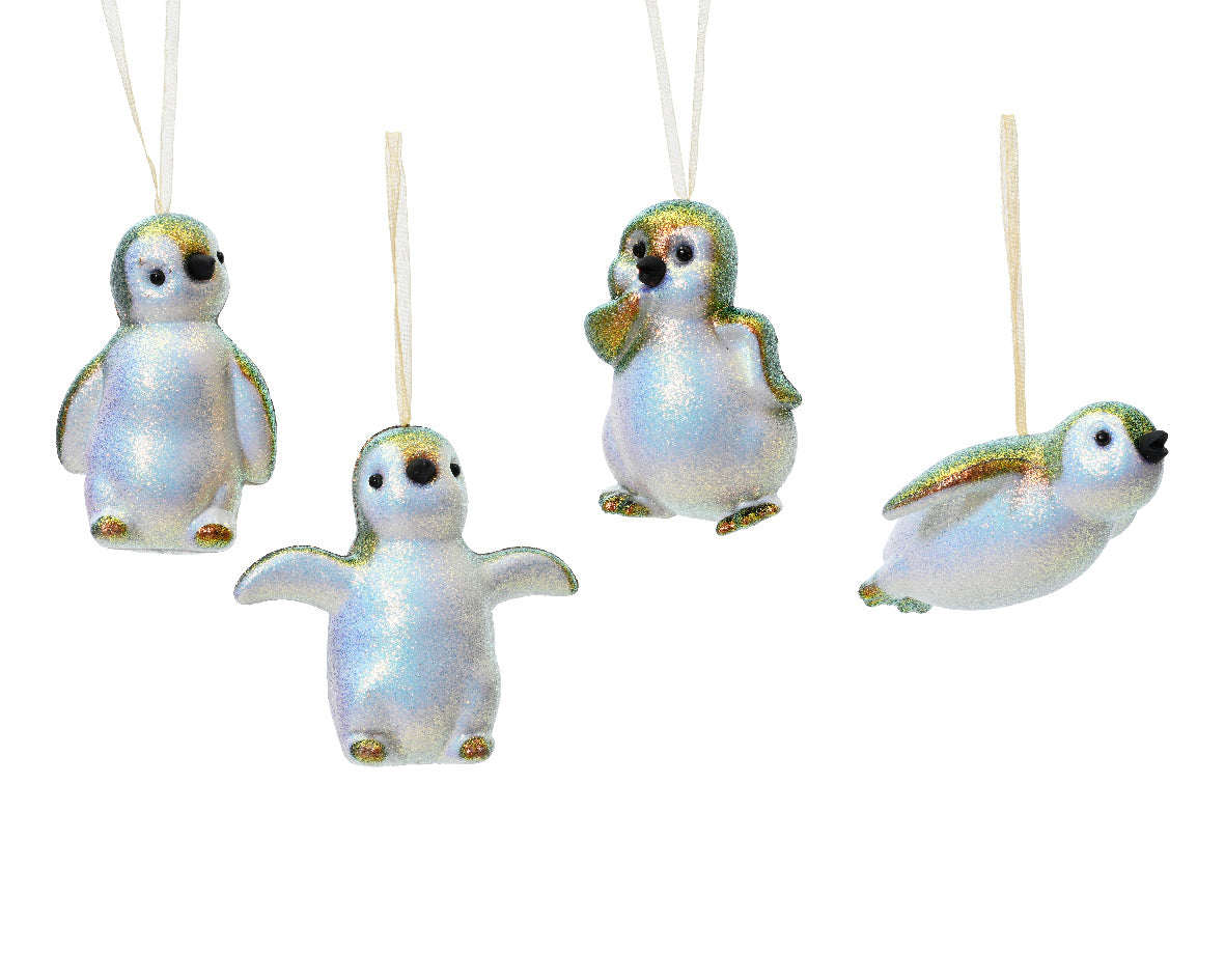 Iridescent Penguin Hanging Decoration – Southwood Christmas Shop