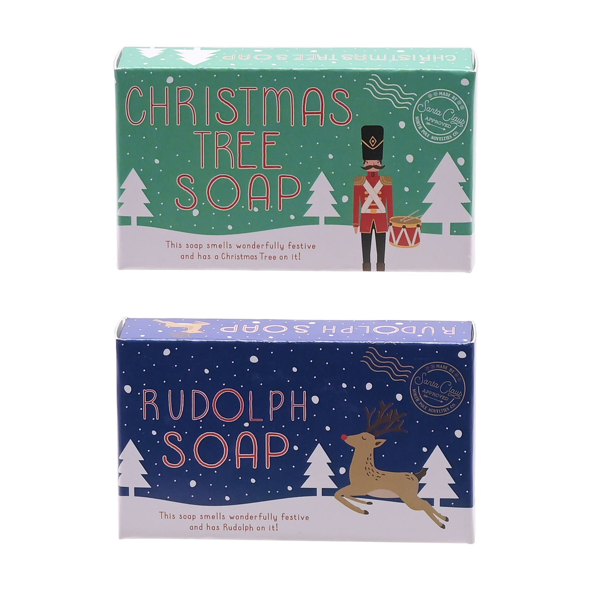 Rudolph or Christmas Tree Bar of Soap – Southwood Christmas Shop