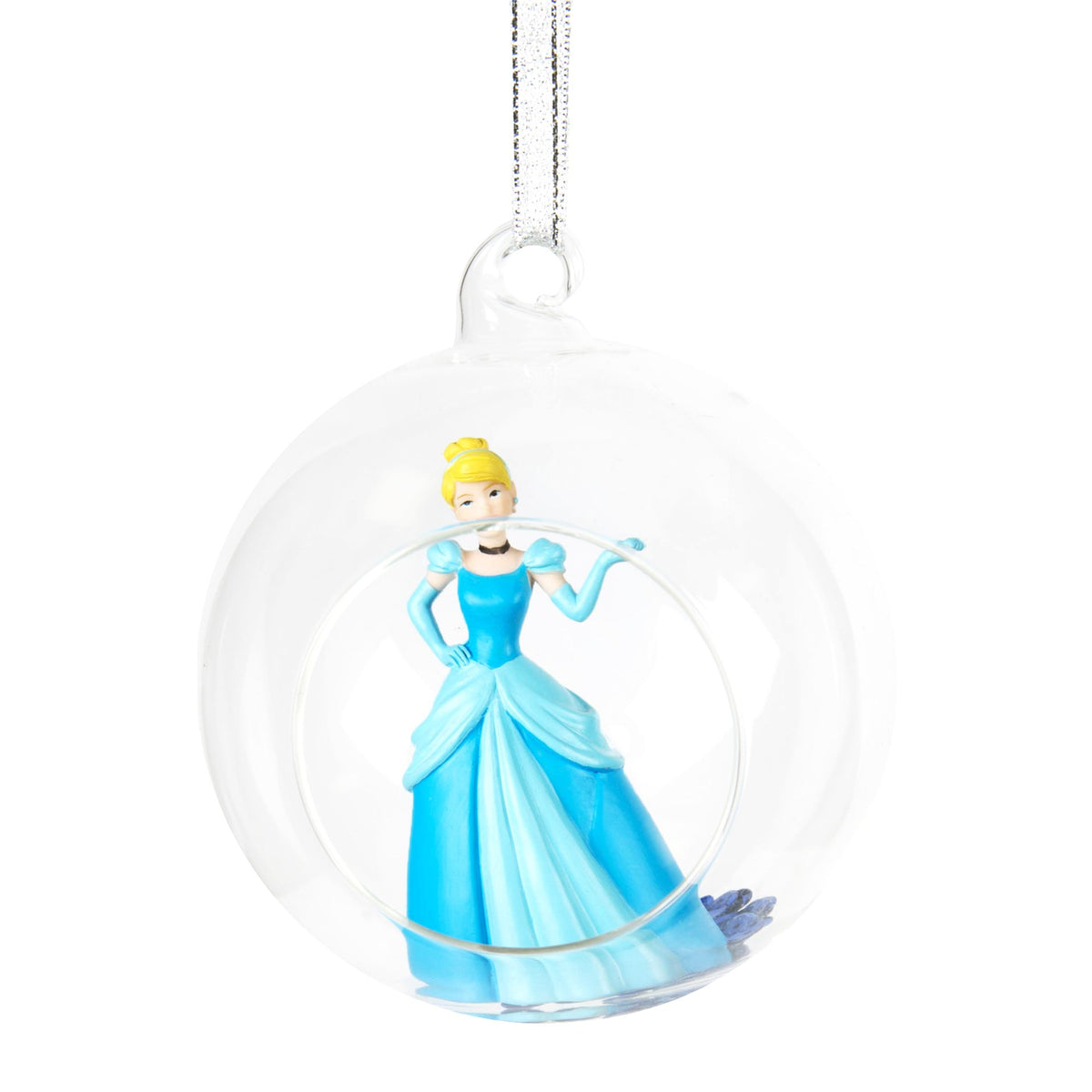 Disney Princess Cinderella 3D Glass Ball Christmas Bauble – Southwood ...