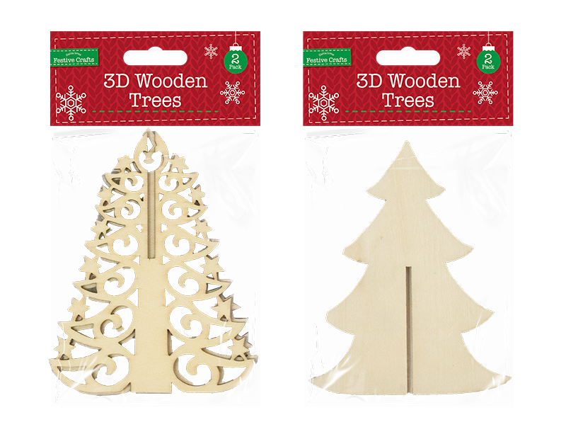 3D Wooden Filigree Christmas Tree Tree - Single Pack – Southwood ...