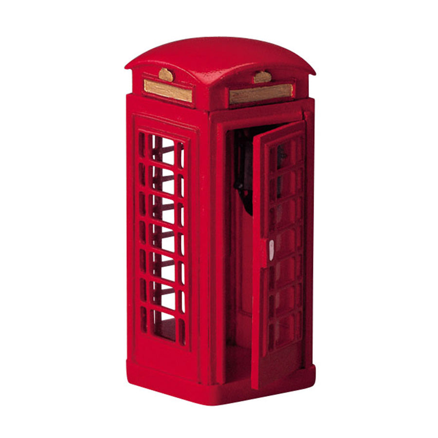 Lemax Red British Telephone Booth - Christmas Village Ornament ...